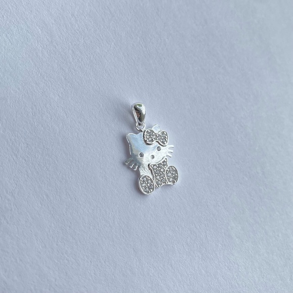 Hello Kitty | Jewelry | Hello Kitty Pendant Charm Sterling Silver Hello ...